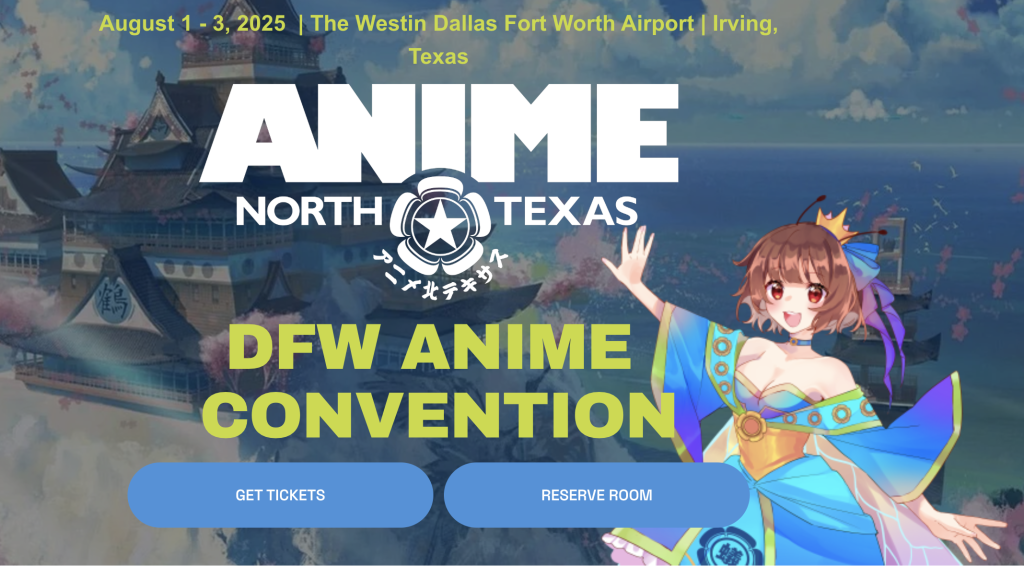 Get Ready to Level Up Your Weekend: Anime North Texas Is Coming to DFW ...